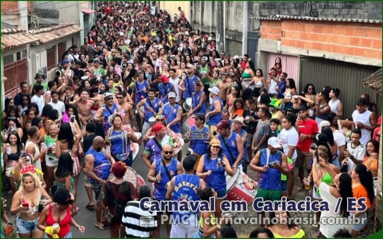 Programação do Carnaval de Rua 2025 em Cariacica no Espírito Santo de 8 ...