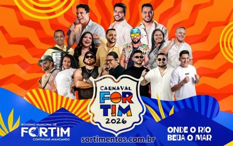 Atrações do Carnaval 2026 em Fortim no Ceará - Sortimentos.com.br